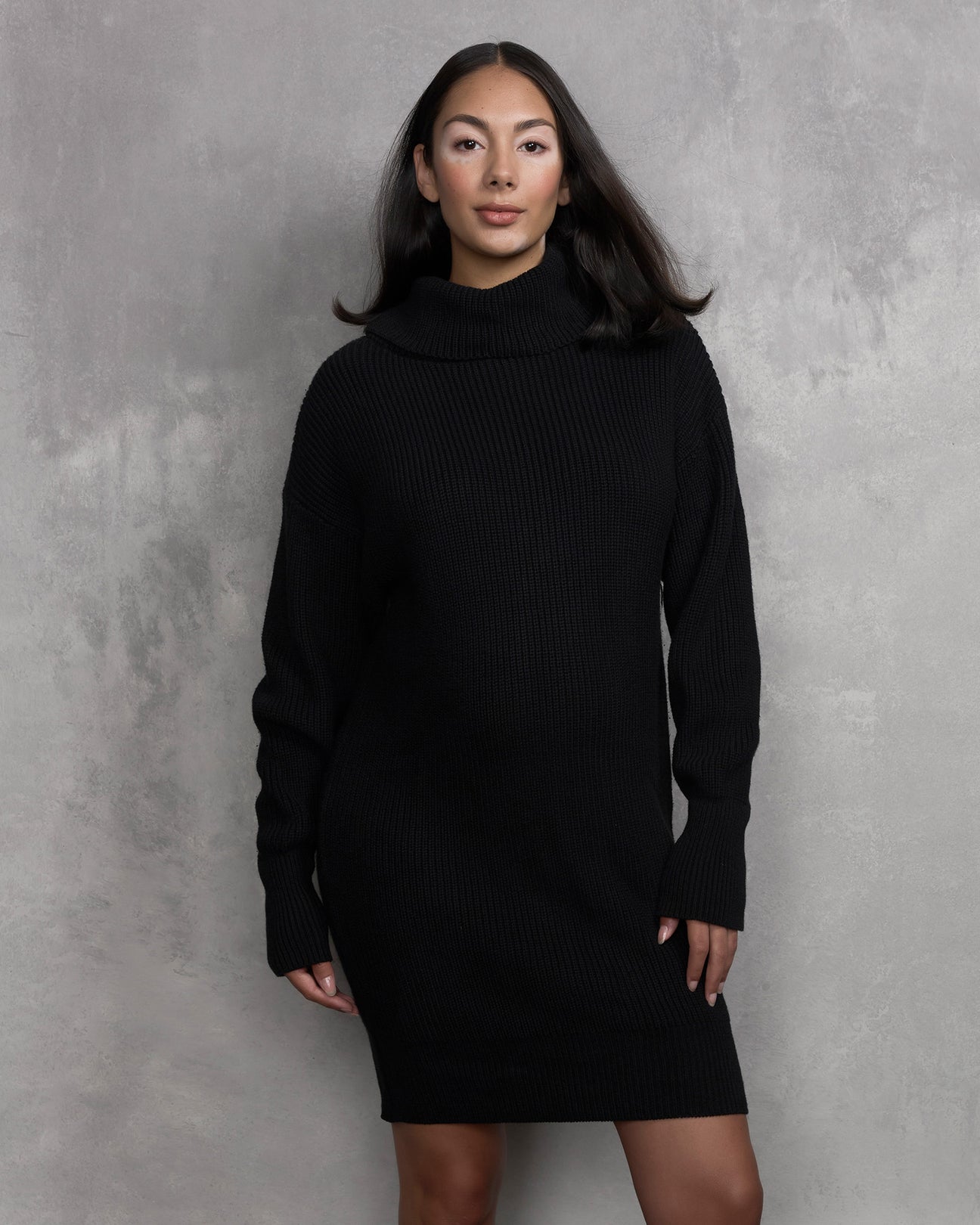Margot Turtle Neck Dress – Soon Maternity