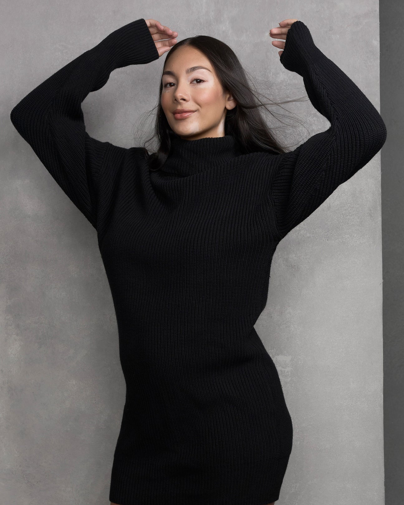 Margot Turtle Neck Dress – Soon Maternity